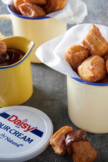 Mexican Chocolate Mini Churros - Daisy Brand - Sour Cream & Cottage Cheese